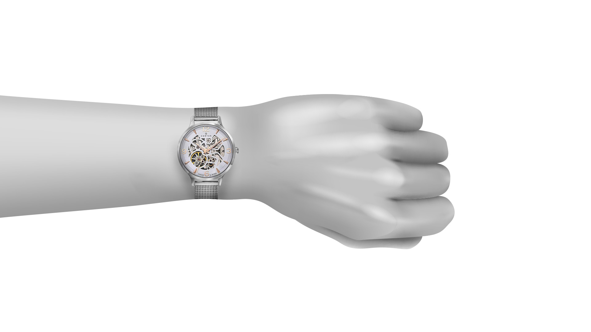 SWATCH Back To Copper Chronograph Brown Leather Strap